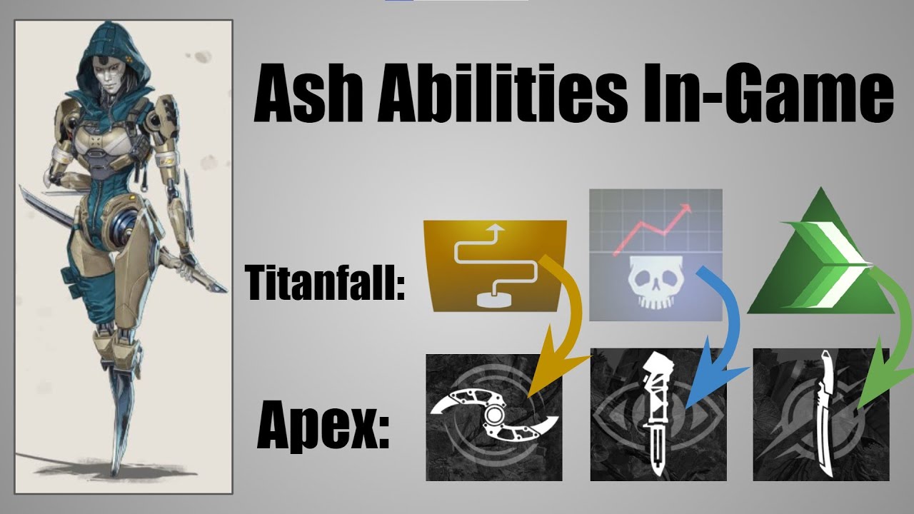 Ash Abilities Gameplay! Titanfall 2 vs Apex Legends Gameplay - YouTube