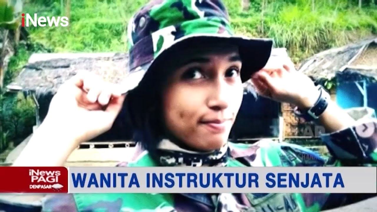 Serda Maria, Prajurit TNI AD Wanita Instruktur Meriam Kuno - iNews Pagi ...