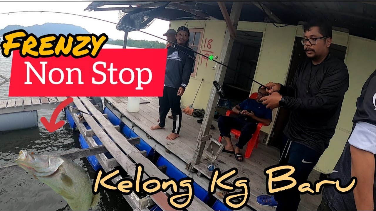 Mancing Kelong Kampung Baru & Memasak - YouTube