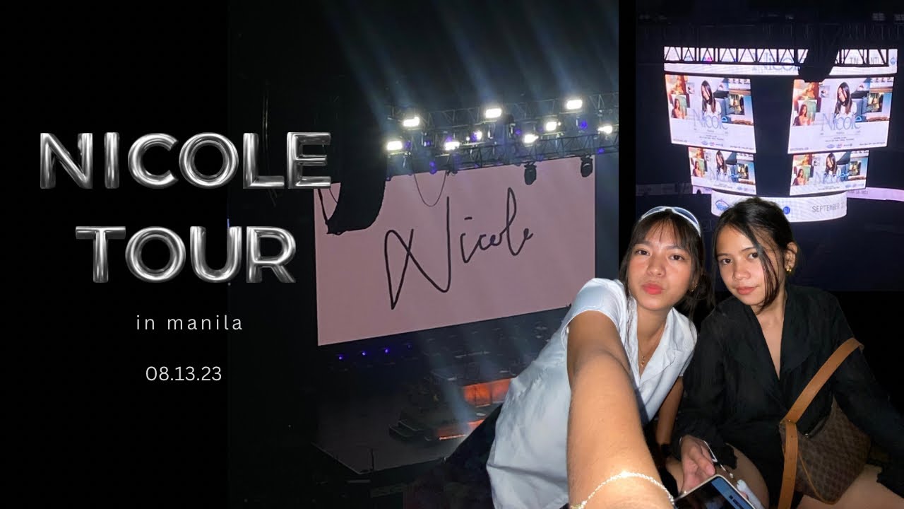 nicole tour manila // concert vlog 🪩 - YouTube