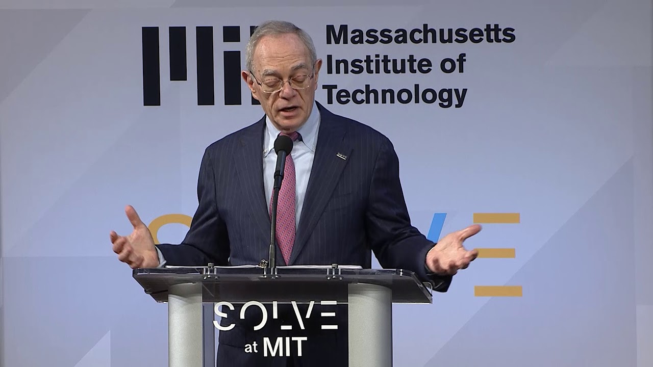 Solve at MIT 2018: MIT President L. Rafael Reif Presents MIT Solve's ...