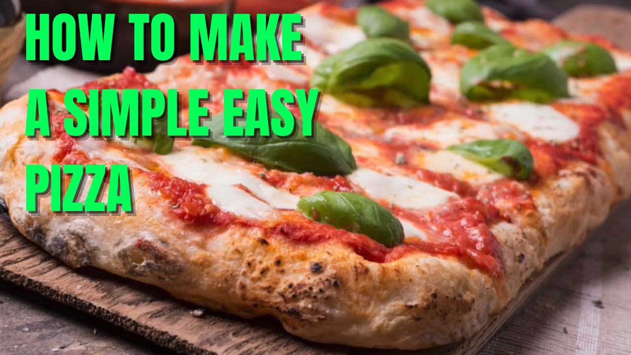 HOW TO MAKE A SIMPLE/EASY PIZZA | BIKIN NGILER Ala IndoBule | TOPPING ...