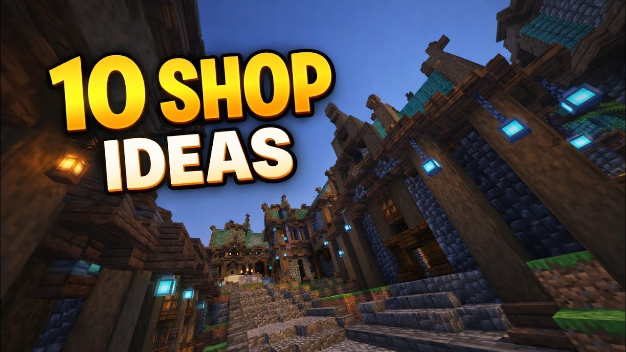 Top 10 Shop Ideas for Your Minecraft Forever World - YouTube