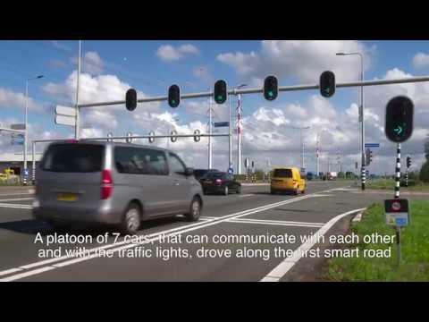 The first smart road of the Netherlands (English version) - YouTube