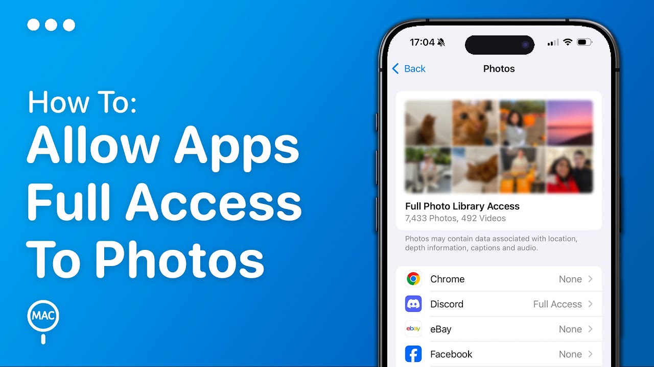 How To Allow Access To Photos On iPhone | Easy Guide - YouTube