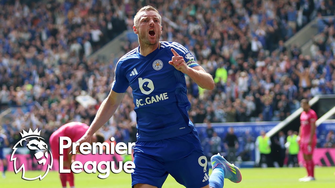 Jamie Vardy scores in Leicester farewell; Arsenal secure second ...