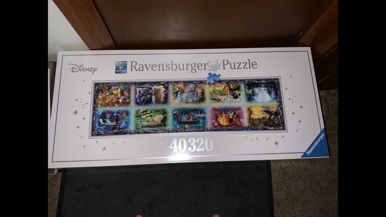 Ravensburger Disney Moments 40320 Piece Puzzle Unboxing! - YouTube