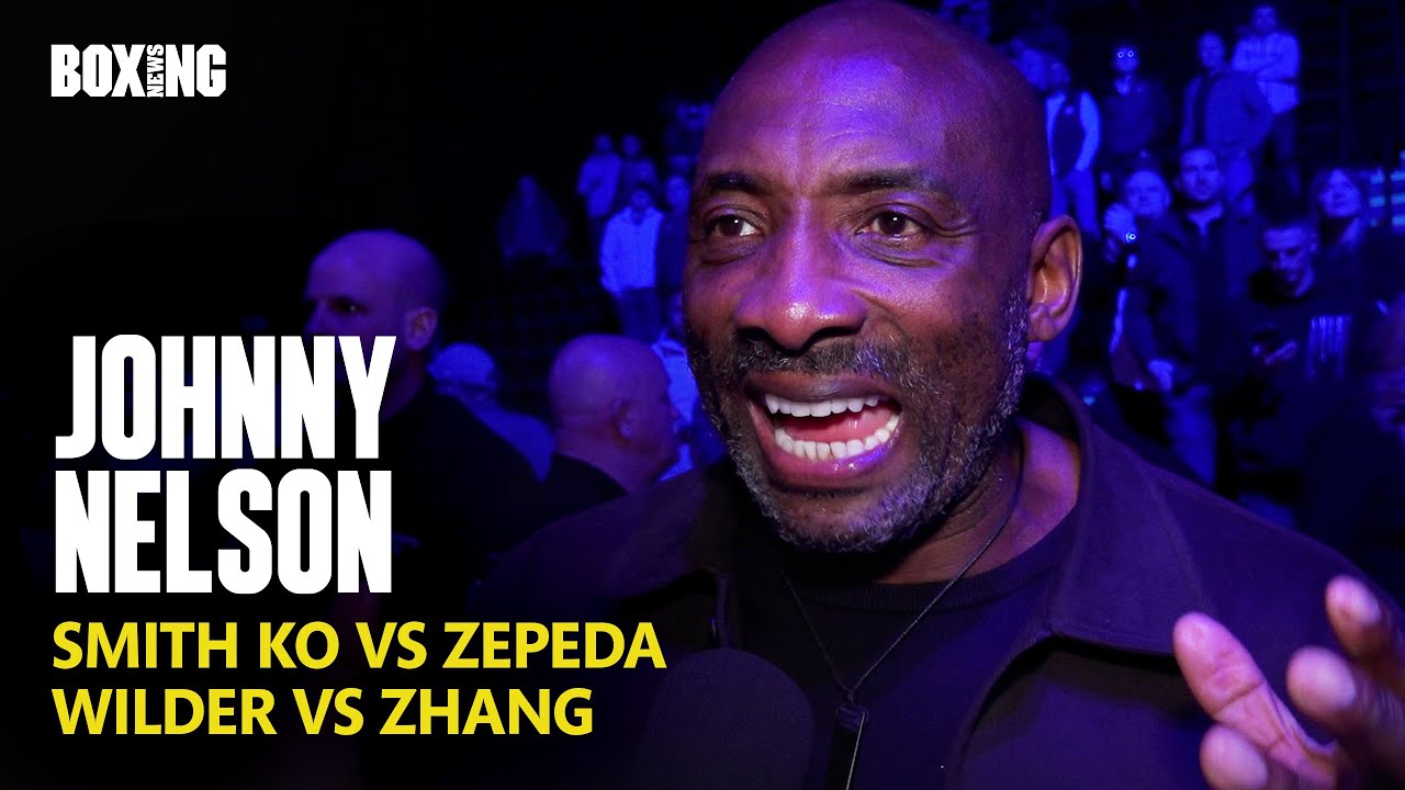 Johnny Nelson Gives Wilder-Zhang Break Down & Smith KO vs Zepeda - YouTube