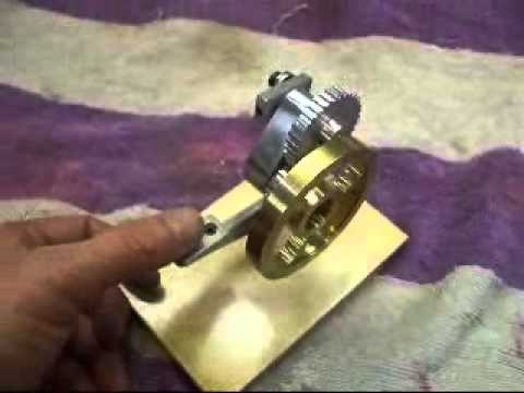 Geared Finger Engine - YouTube