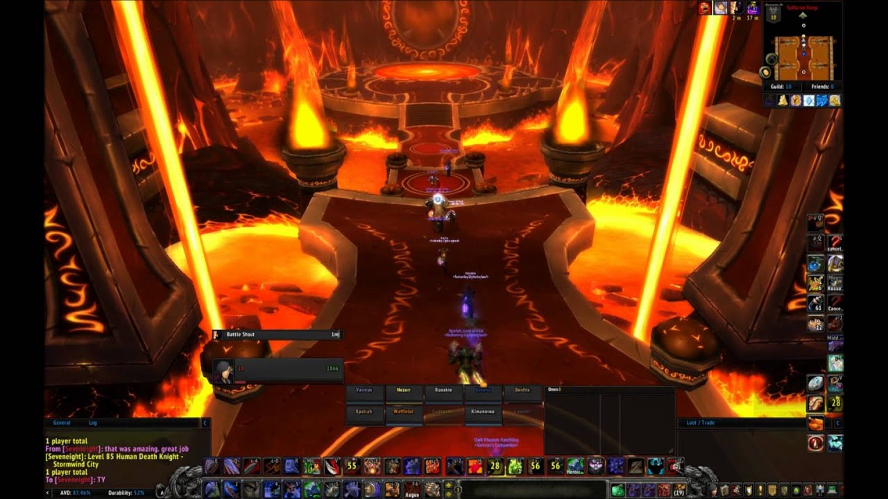 Firelands PTR - 4.2 RAGNAROS Area, Inside Sulfuron Keep // www ...