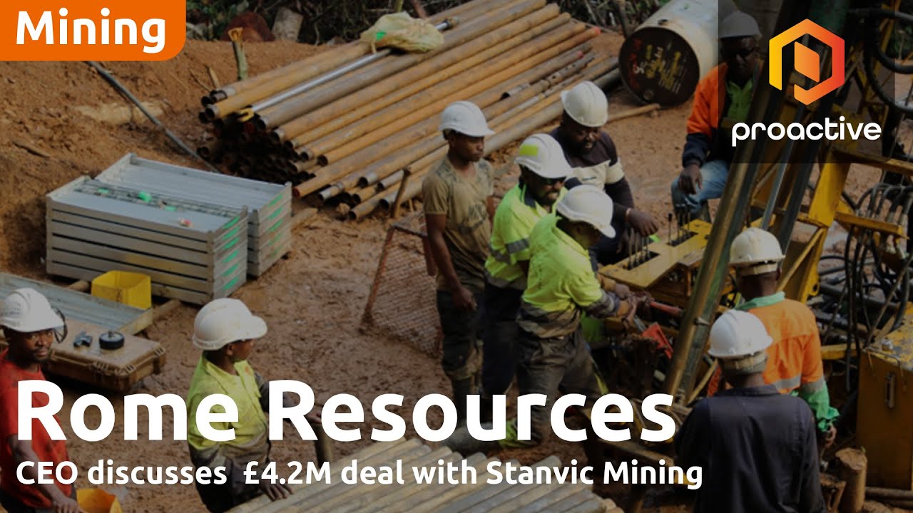 Rome Resources CEO discusses £4.2M deal with Stanvic Mining - YouTube