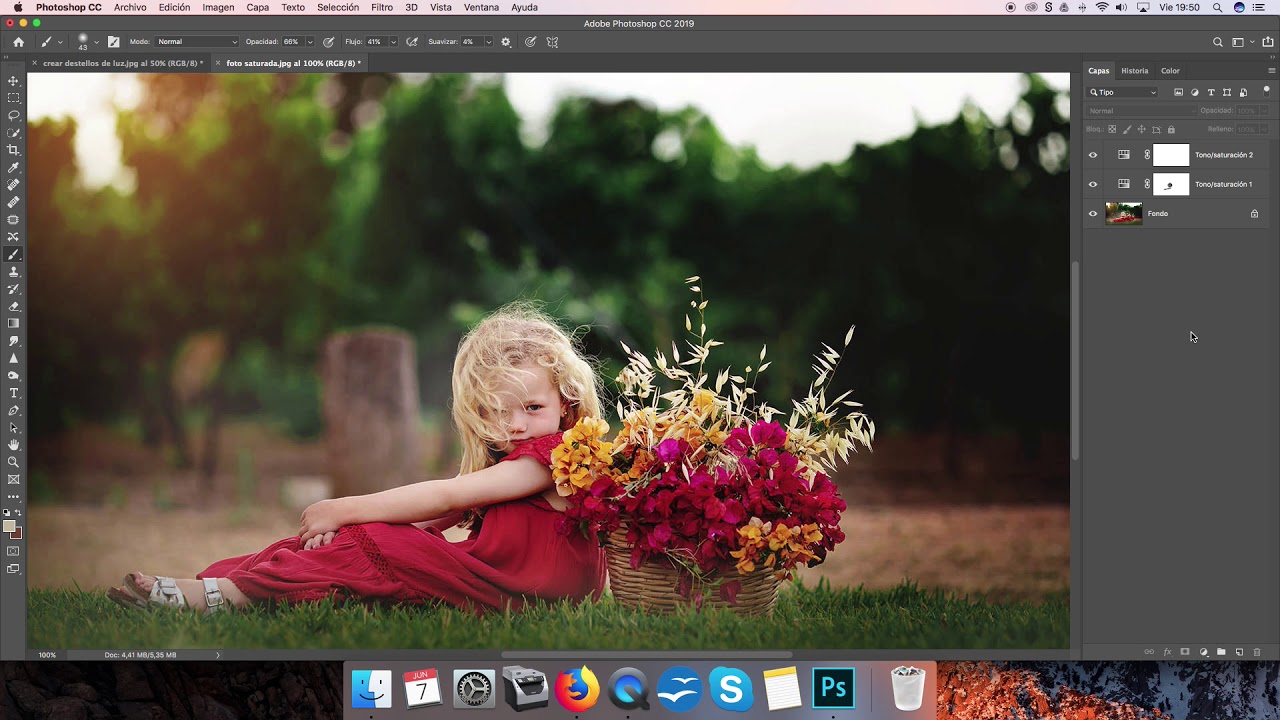 DESATURAR POR COLORES una foto con PHOTOSHOP - YouTube
