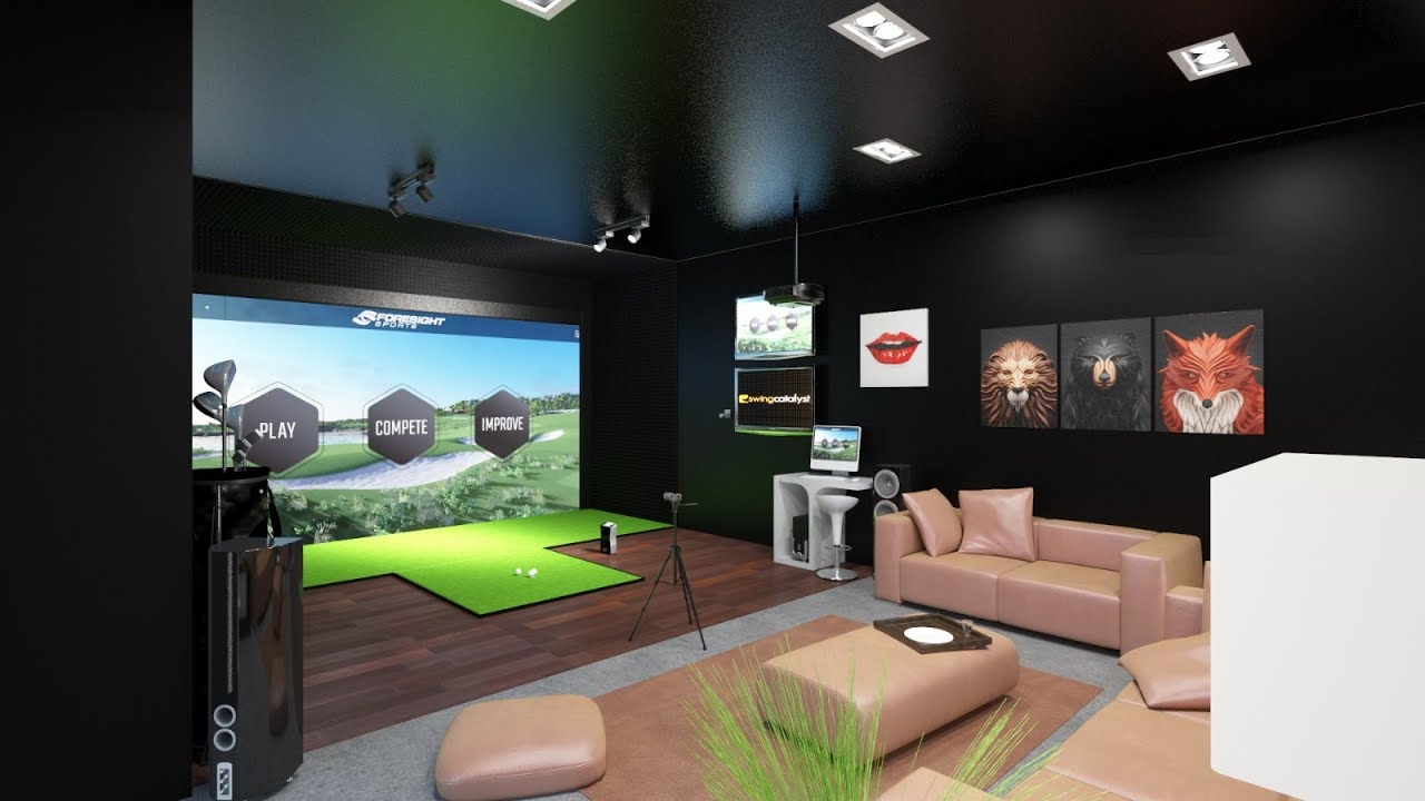 Home Golf Simulator - Choose your home sim! - YouTube