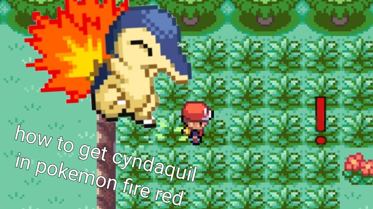 how to get cyndaquil in pokemon fire red - YouTube