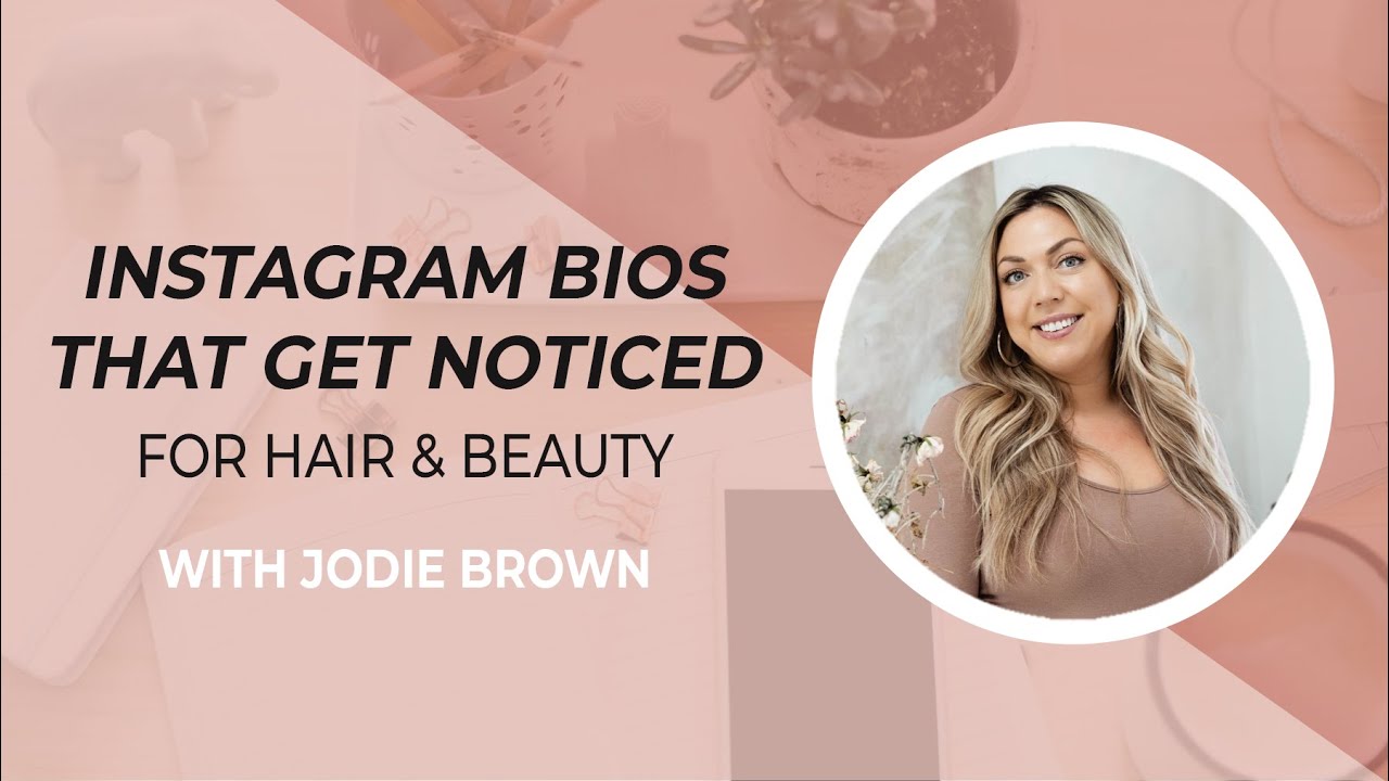 How to make the perfect Instagram bio for hairstylists and estheticians ...