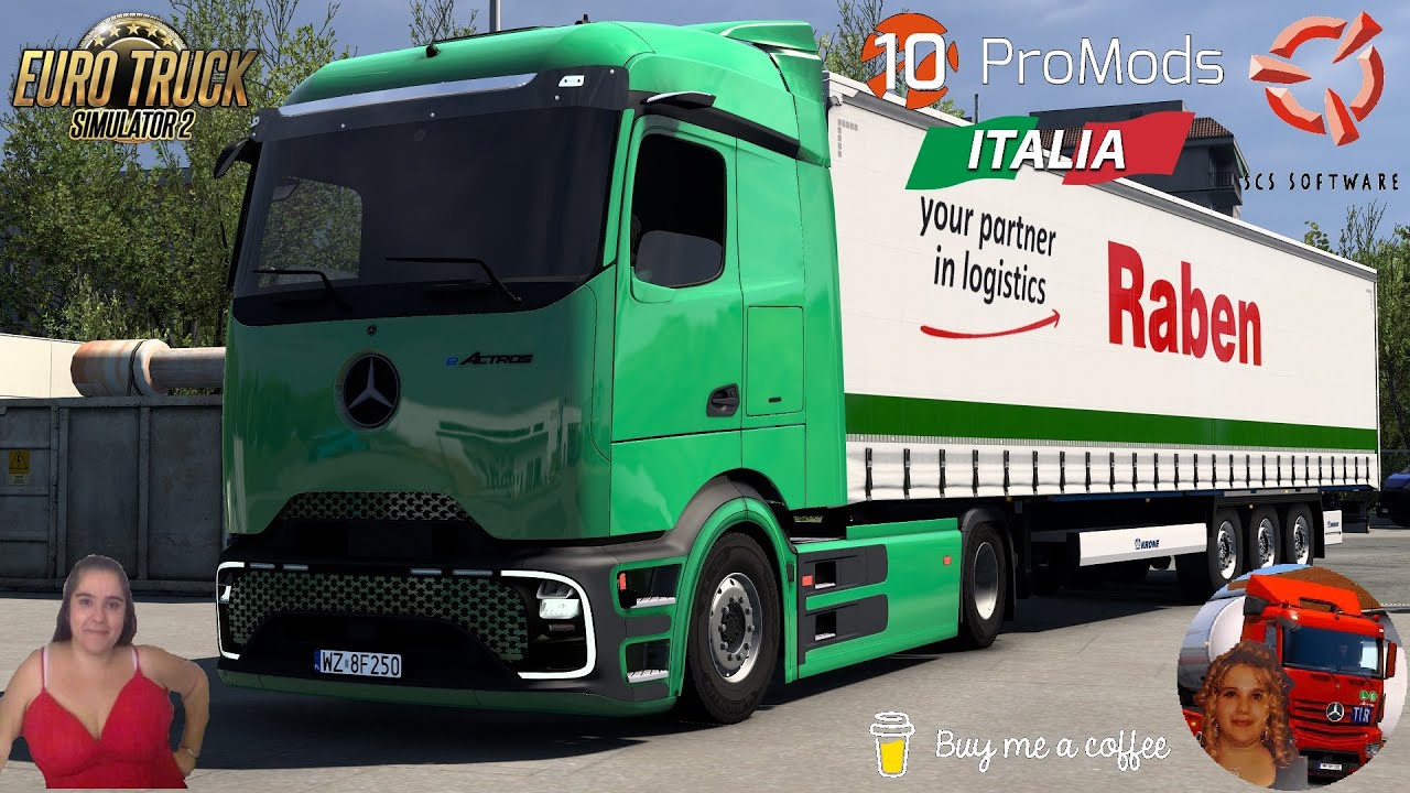 Euro Truck Simulator 2 (1.50) Mercedes Benz Actros MP6 Delivery Torino ...