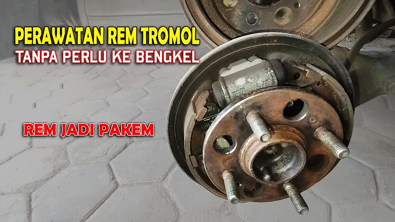 Membersihkan Rem Tromol Mobil - YouTube