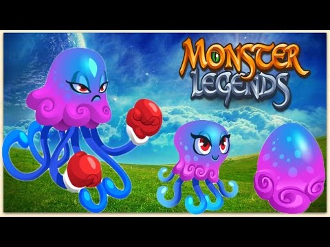 Monster Legends - Getting Octocrush 100% (No Hack) - YouTube