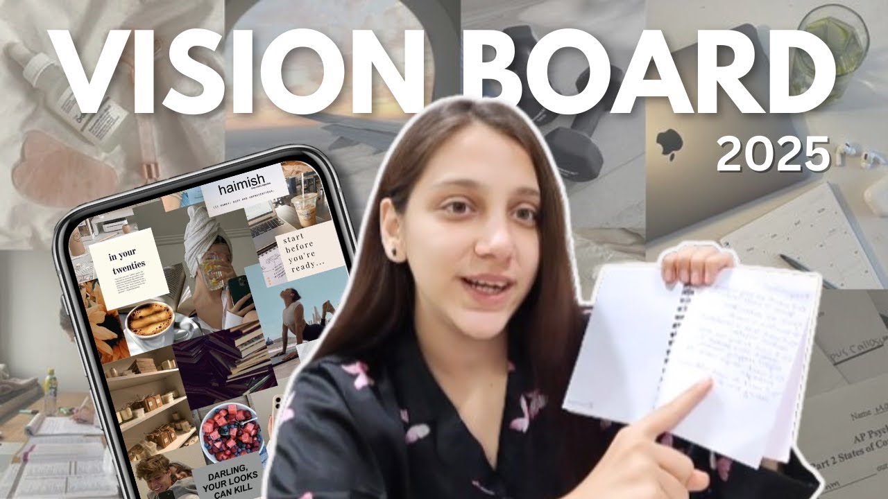 LET'S MAKE A VISION BOARD TOGETHER! - YouTube