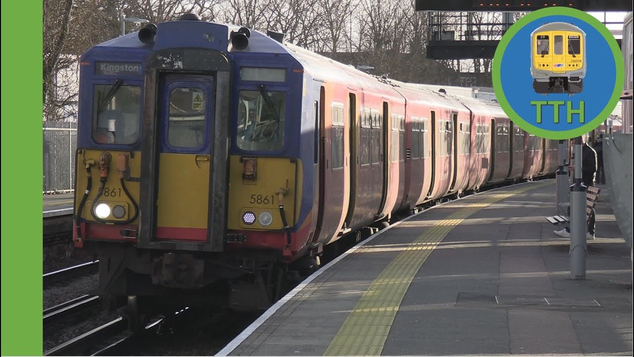 Trains at Norbiton - YouTube