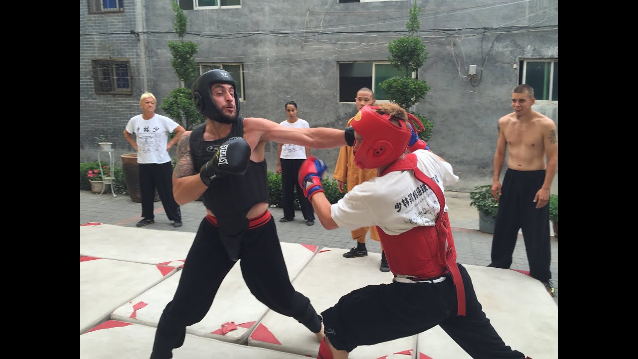 Shaolin Boxing Sanda Class - Competition Sparring - YouTube