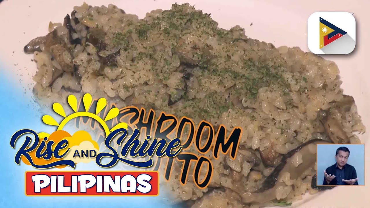 Sarap Pinoy | Mushroom risotto - YouTube