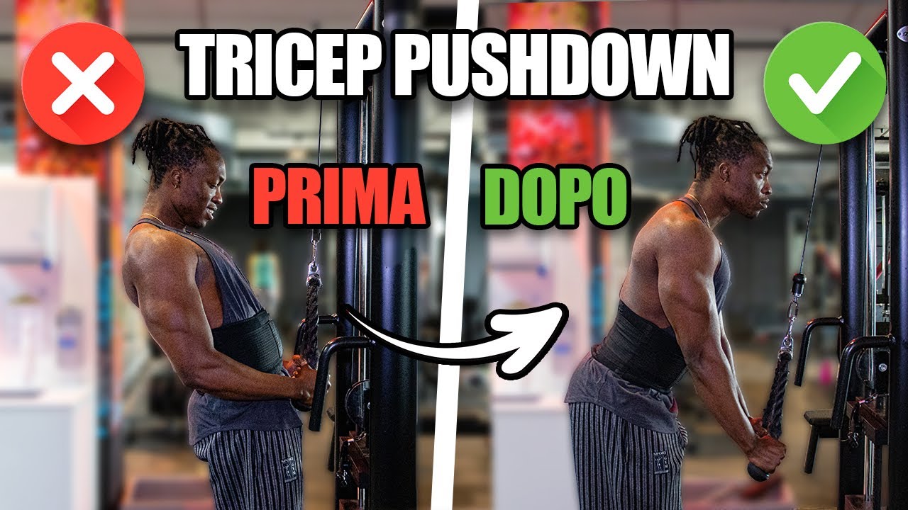 Pull down Tricipiti | Esecuzione corretta - YouTube