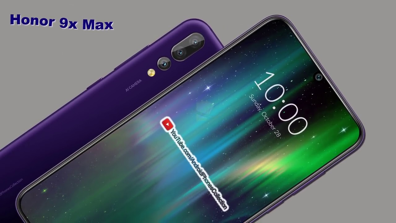 HONOR 9x max - YouTube