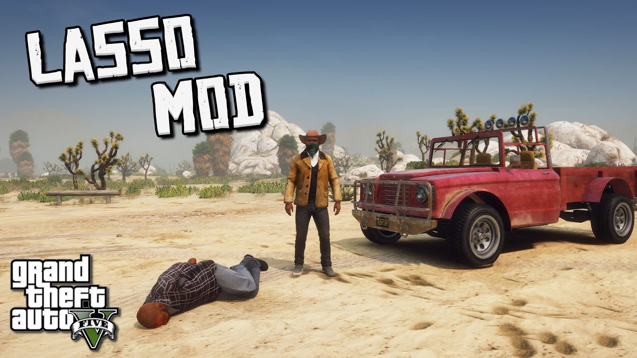 How to install Lasso mod in GTA 5 / How to tie NPC in GTA V - YouTube