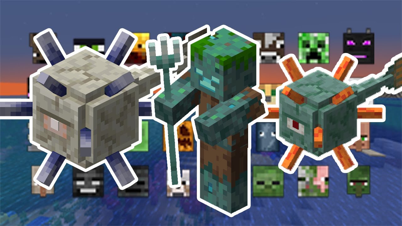 WATER TEAM VS 3 OF EVERY MOB | MINECRAFT - YouTube