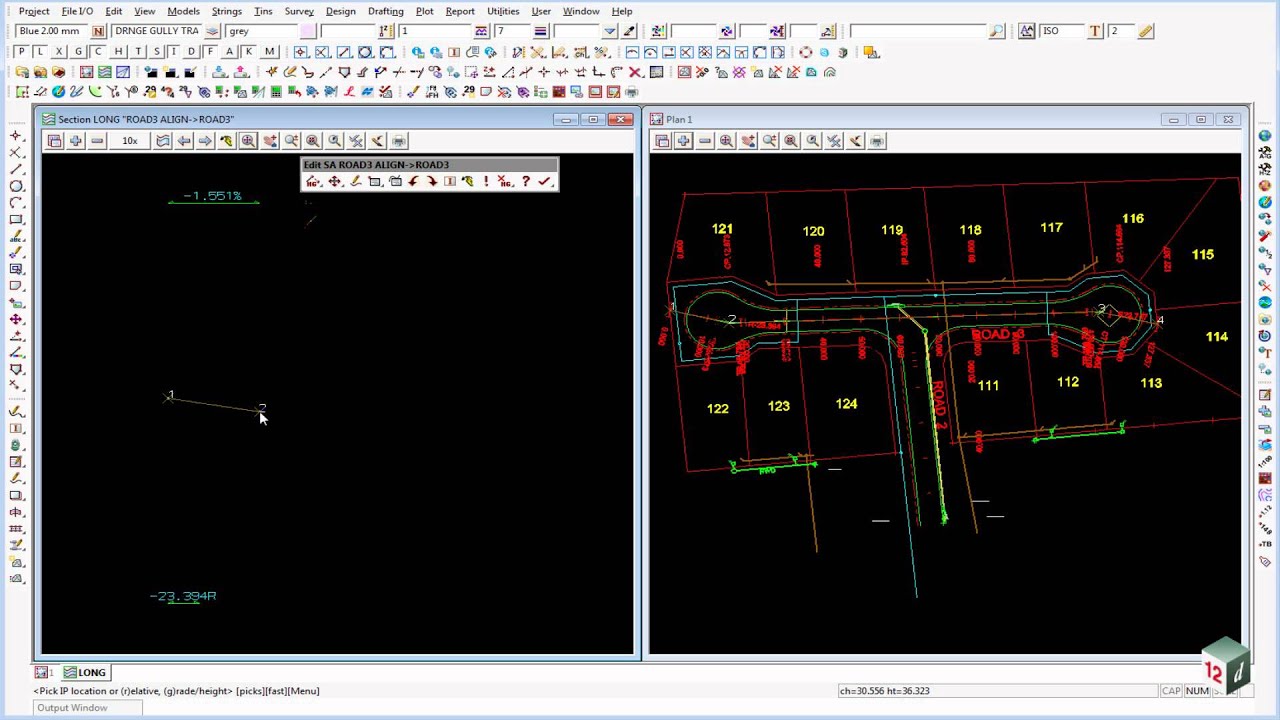 2.2 Creating Road Alignments - Design to Field Training - YouTube