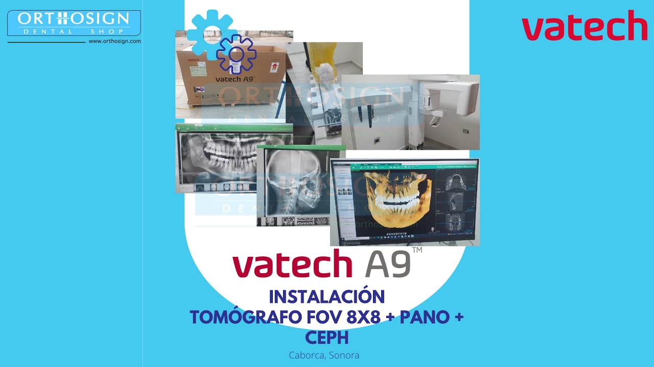 Tomógrafo Dental Vatech A9- Cone Beam 3D 8x8 + Pano + Ceph - Instalado ...