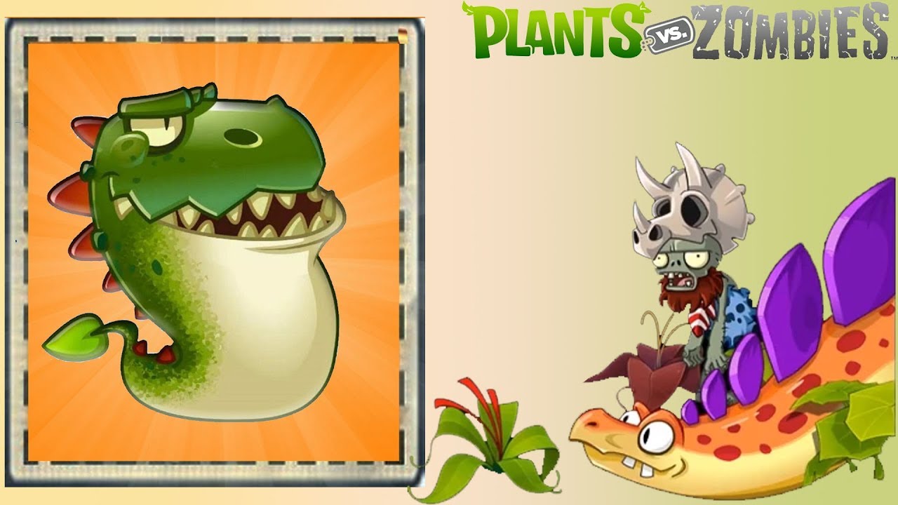 Plants vs Zombies 2 Dinosaur Roar Grass vs Fossilhead Zombies pvz china ...