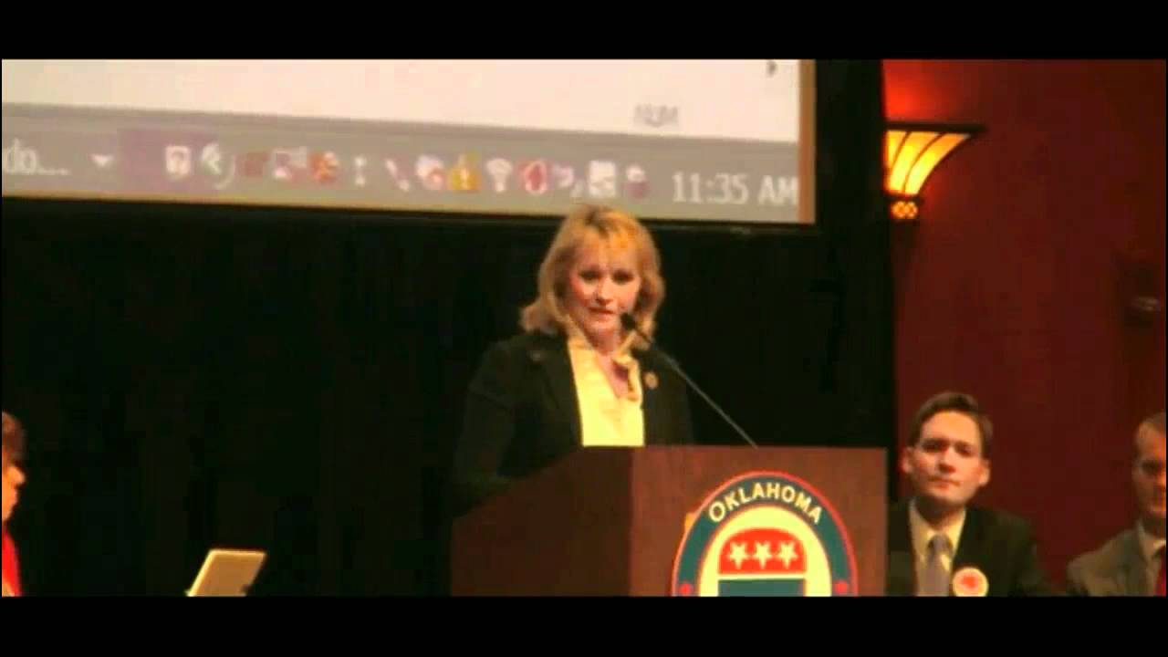 Mary Fallin at the OK GOP Convention - YouTube