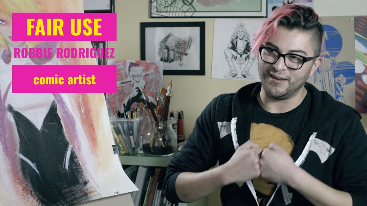 Fair Use: Robbi Rodriguez - Comic Artist - YouTube