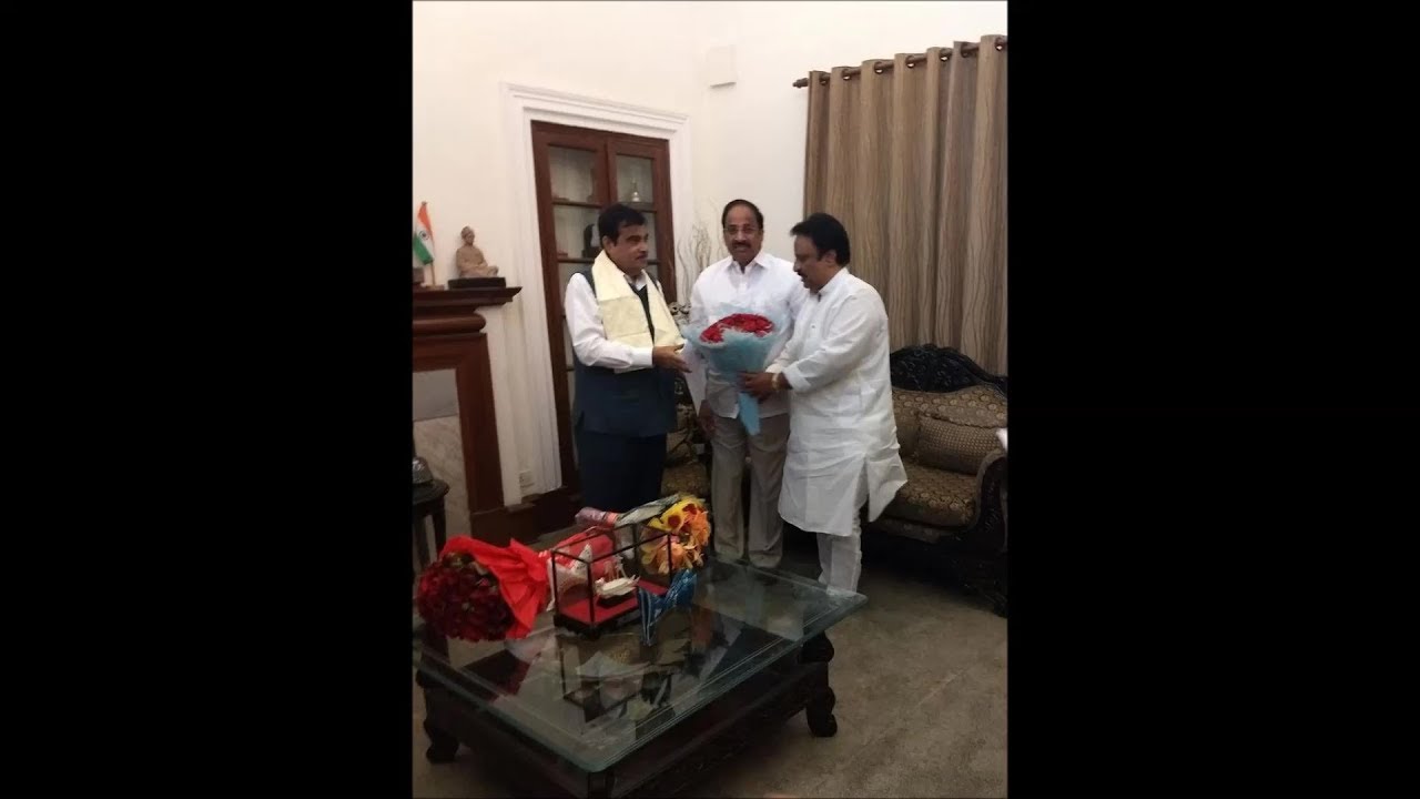 Minister Tummala Nageswara Rao Meet Central Minister Nitin Gadkari at ...