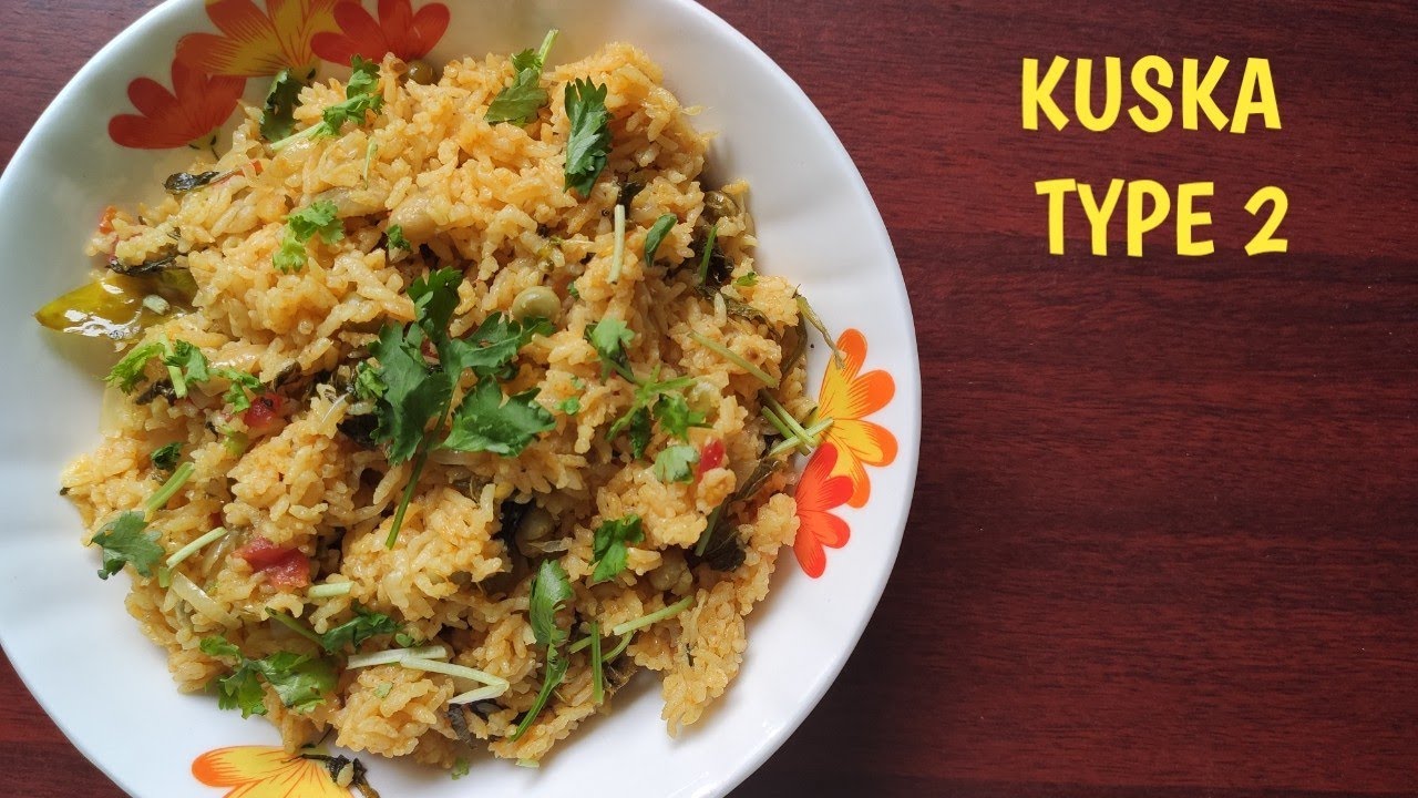 KUSKA RECIPE/KUSKA RECIPE IN TAMIL/KUSKA TYPE 2 METHOD/PLAIN BIRYANI ...