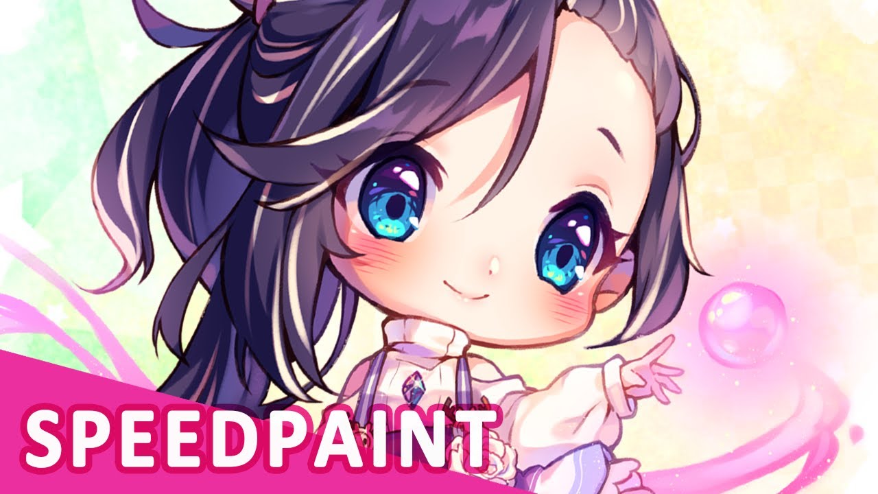 【Speedpaint】Pink light (Clip Studio Paint) - YouTube