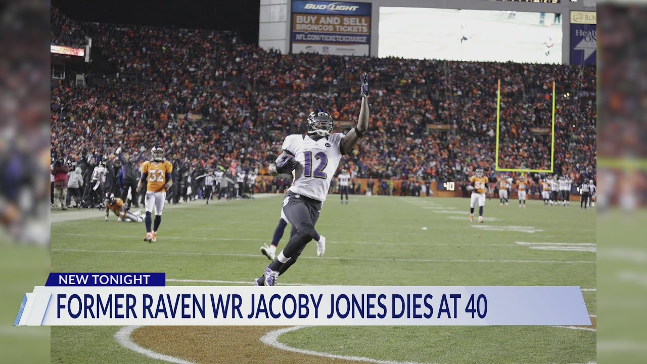 Former Ravens player Jacoby Jones dies at 40 - YouTube
