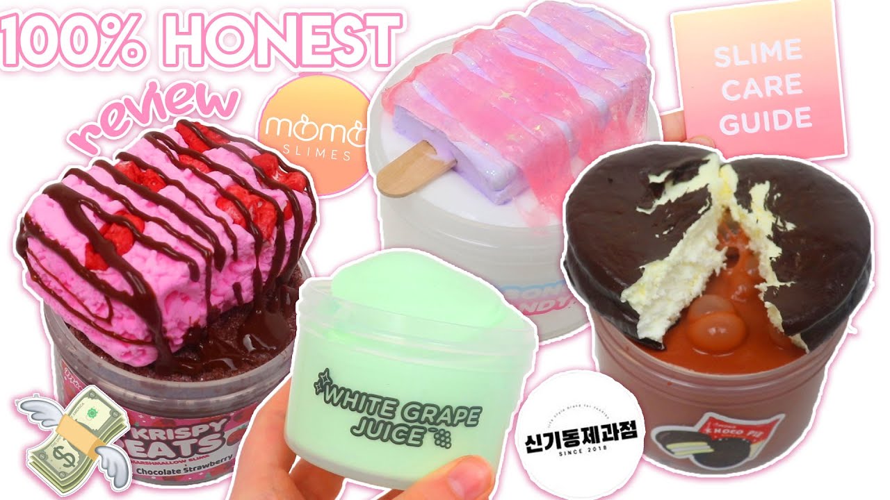 100% HONEST MOMOSLIMES x SHINGIBAKERY REVIEW *Reviewing Korean DIY Clay ...