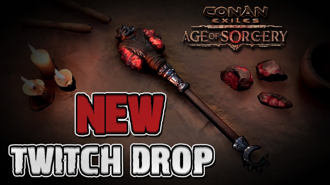🌟Conan Exiles - Blood Crystal Mace - Twitch Drop - Age Of Sorcery ...