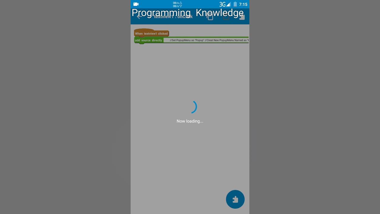 Sketchware: TextView Popup Menu - YouTube