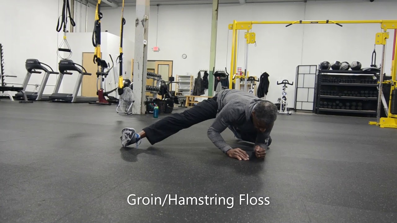 Groin Hamstring Floss - YouTube