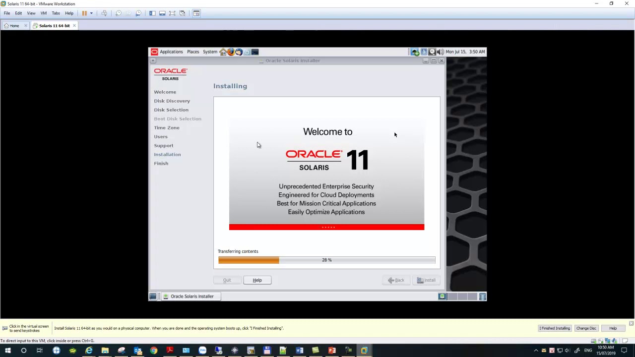 Easiest way to Install Solaris 11.3 on VMWare - YouTube