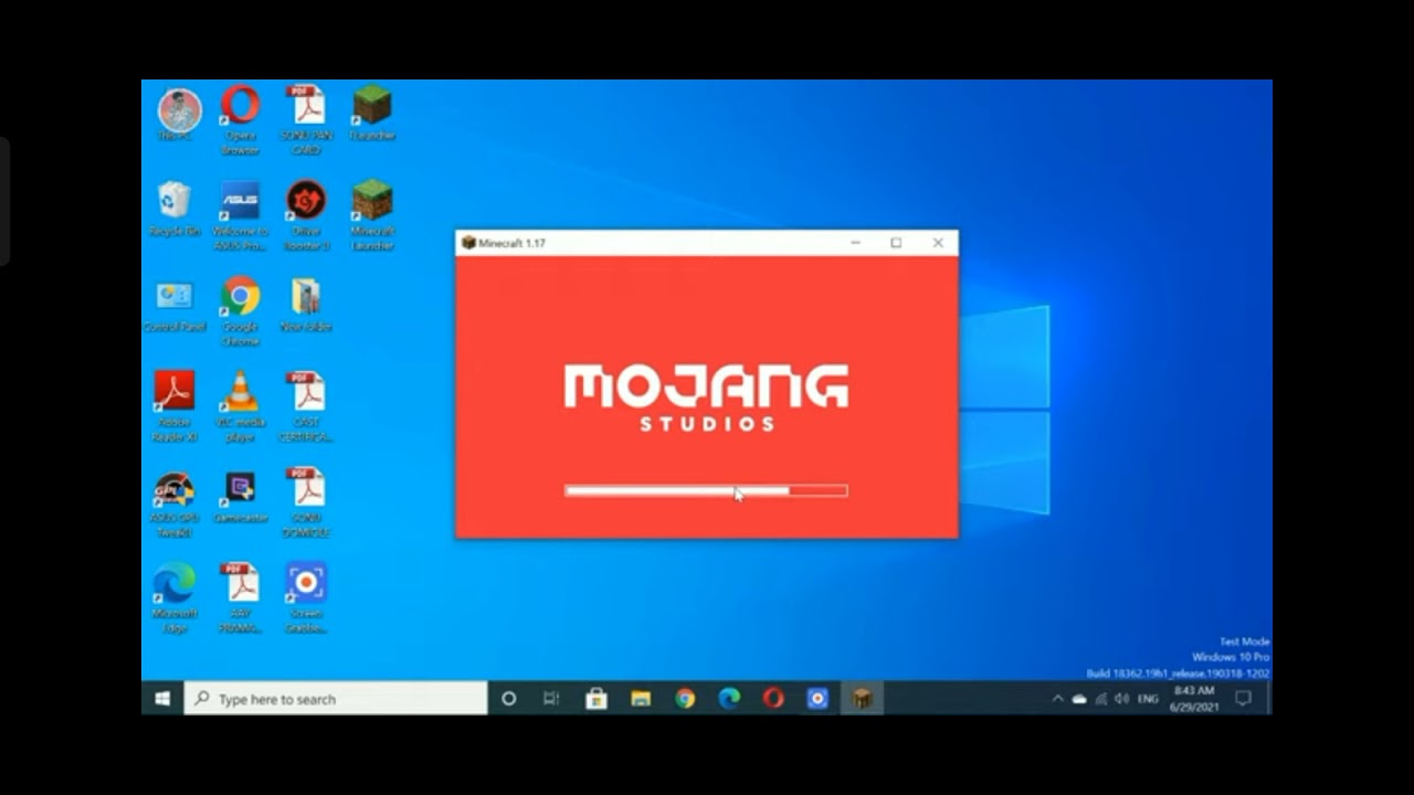 PC Minecraft launcher download - YouTube