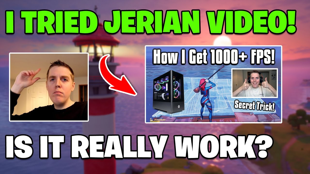 I Tried Jerian Double FPS Boost Settings Video (Is it work?) - YouTube