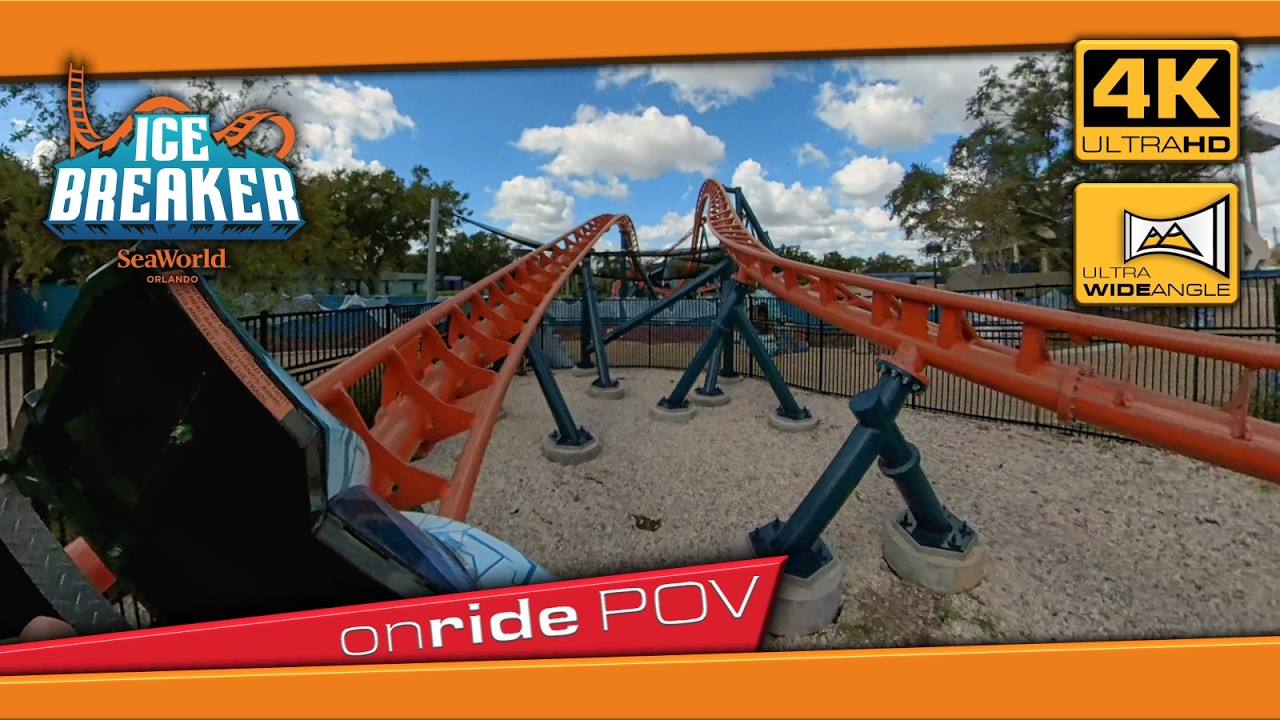 Ice Breaker: 🙃 4K Front Row POV, Full Speed, No Regrets! Roller Coaster ...