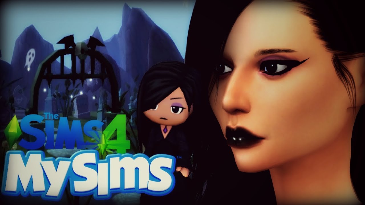 The Sims 4 - Mysims CAS Series | Violet Nightshade - YouTube