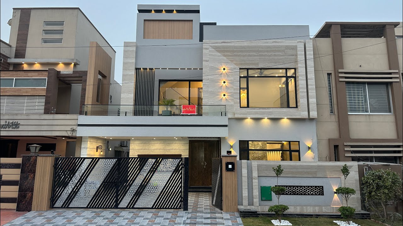 10 Marla Most Beautiful Semi Furnished House 🏠 For Sale In Bahria Town Lahore - YouTube
