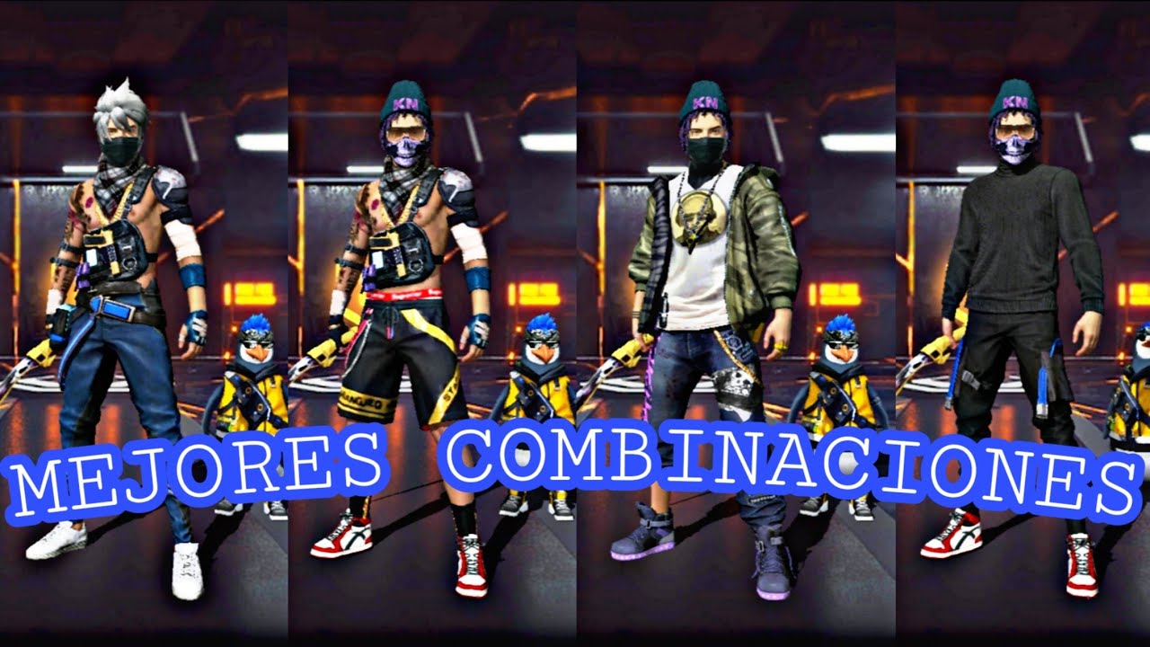 MEJORES combinaciónes ROPA SET PANDILLERO NEMESIS FREE FIRE ️🔥//MEJORES ...
